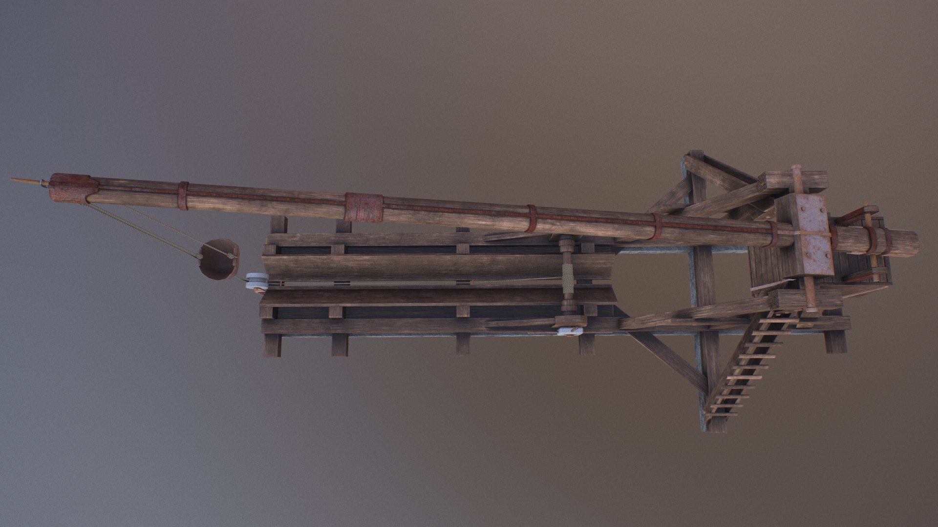 3D Trebuchet Model - TurboSquid 1841882