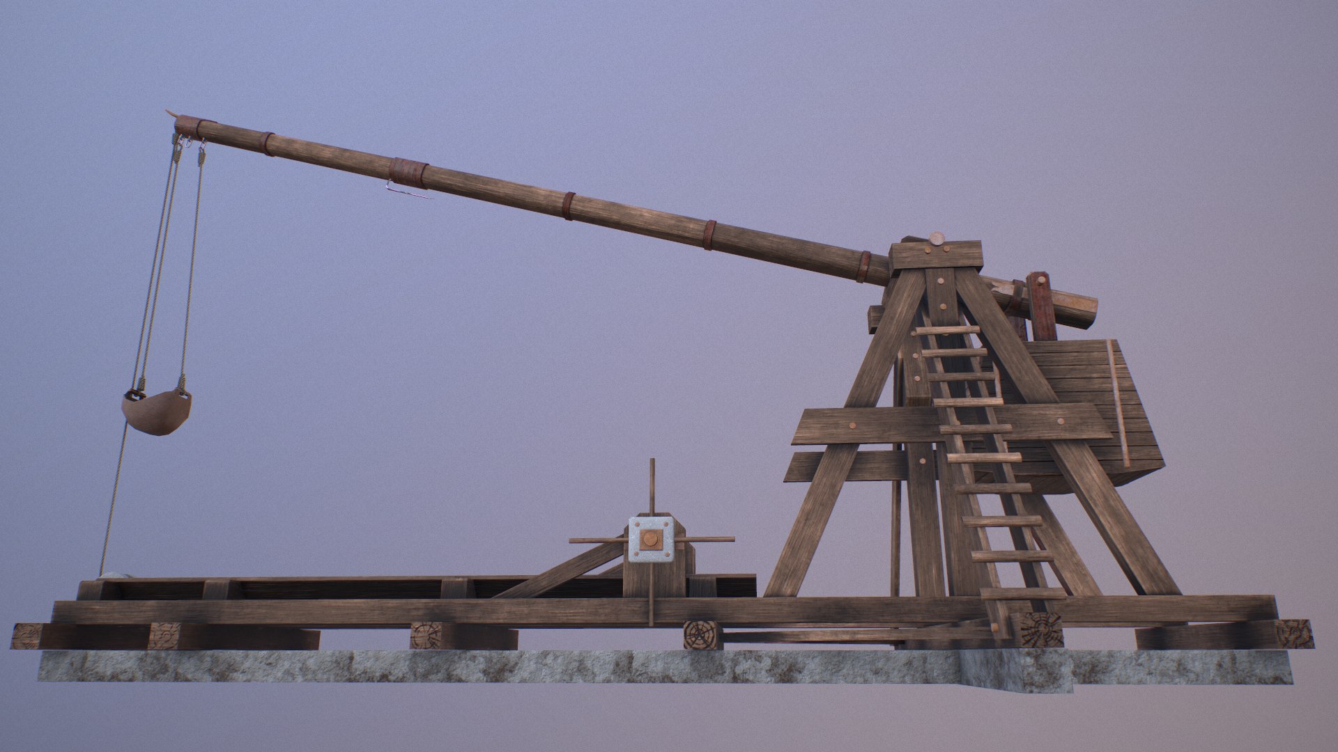3D Trebuchet Model - TurboSquid 1841882