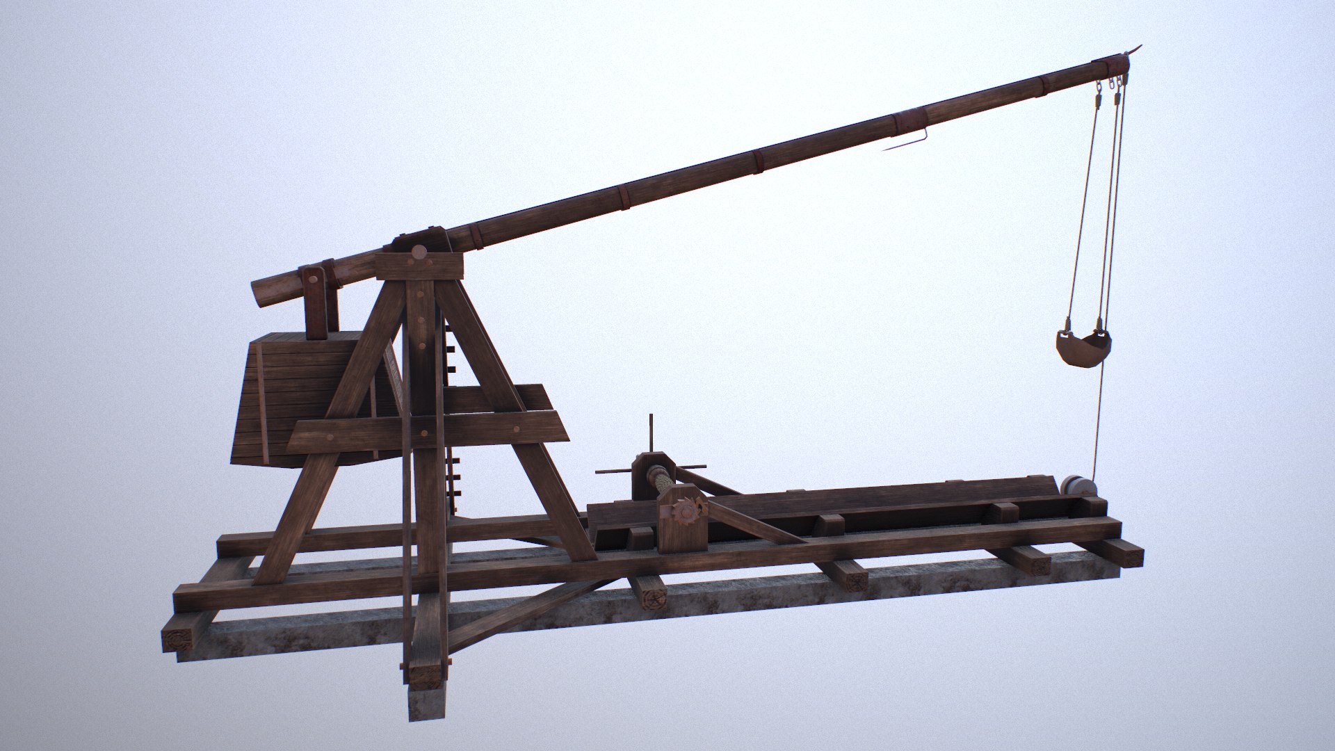 3D Trebuchet Model - TurboSquid 1841882