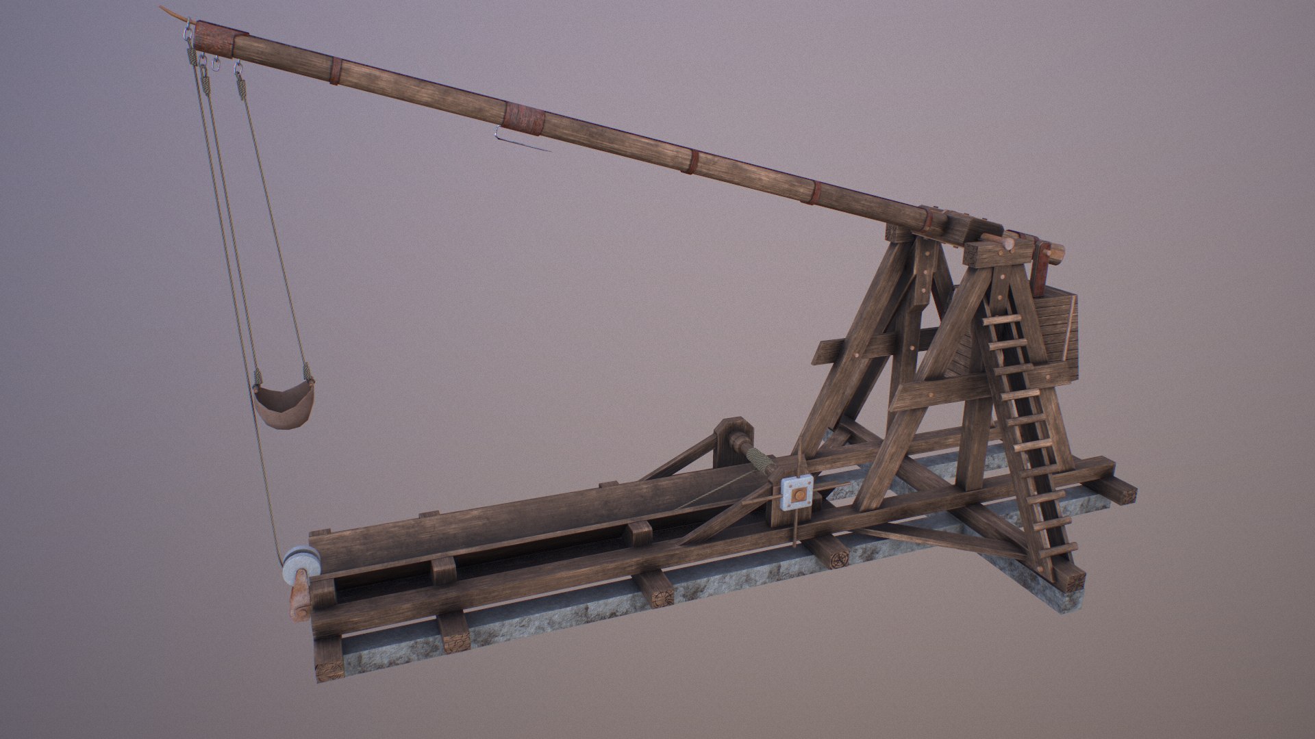 3D Trebuchet Model - TurboSquid 1841882