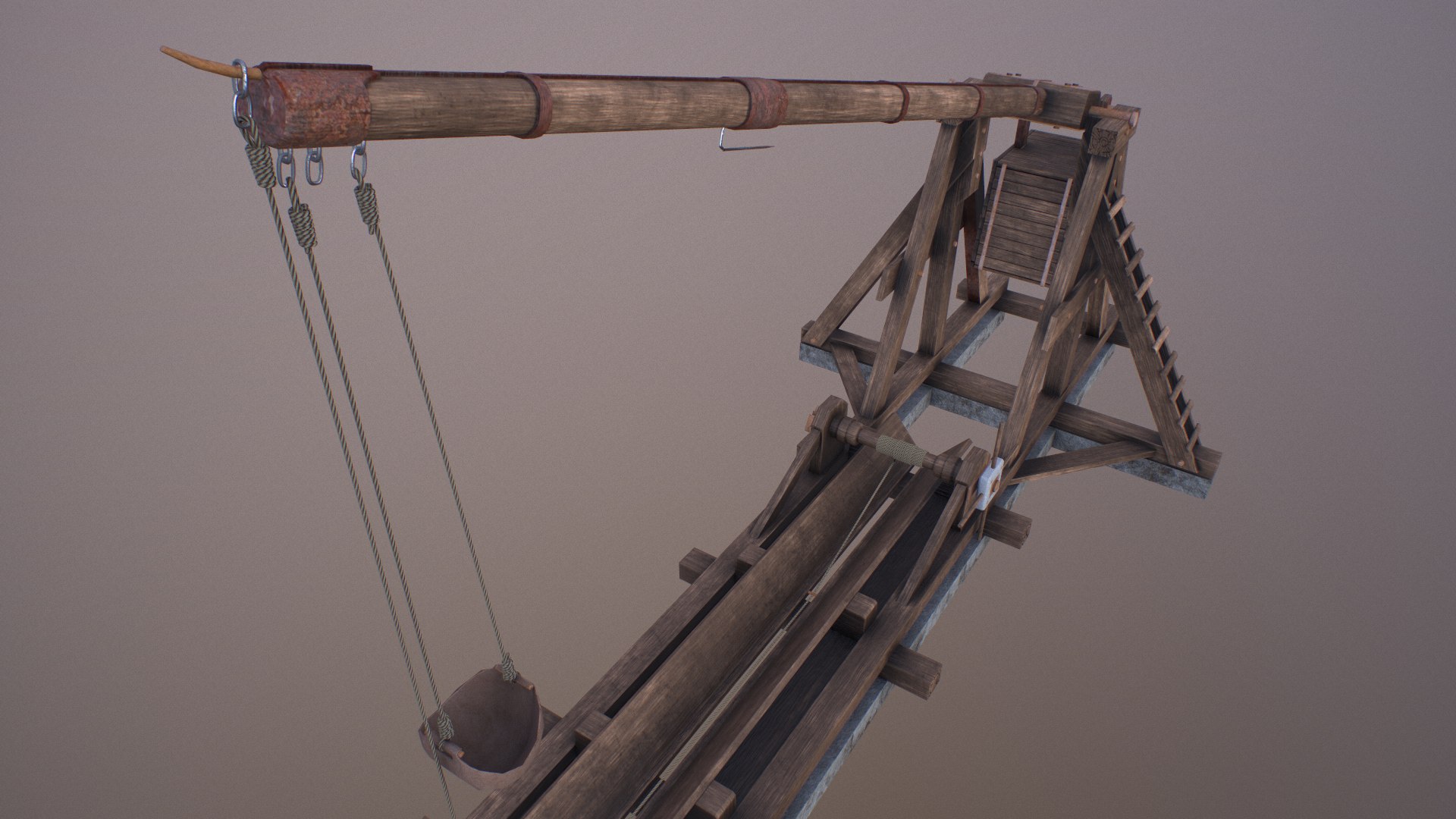 3D Trebuchet Model - TurboSquid 1841882