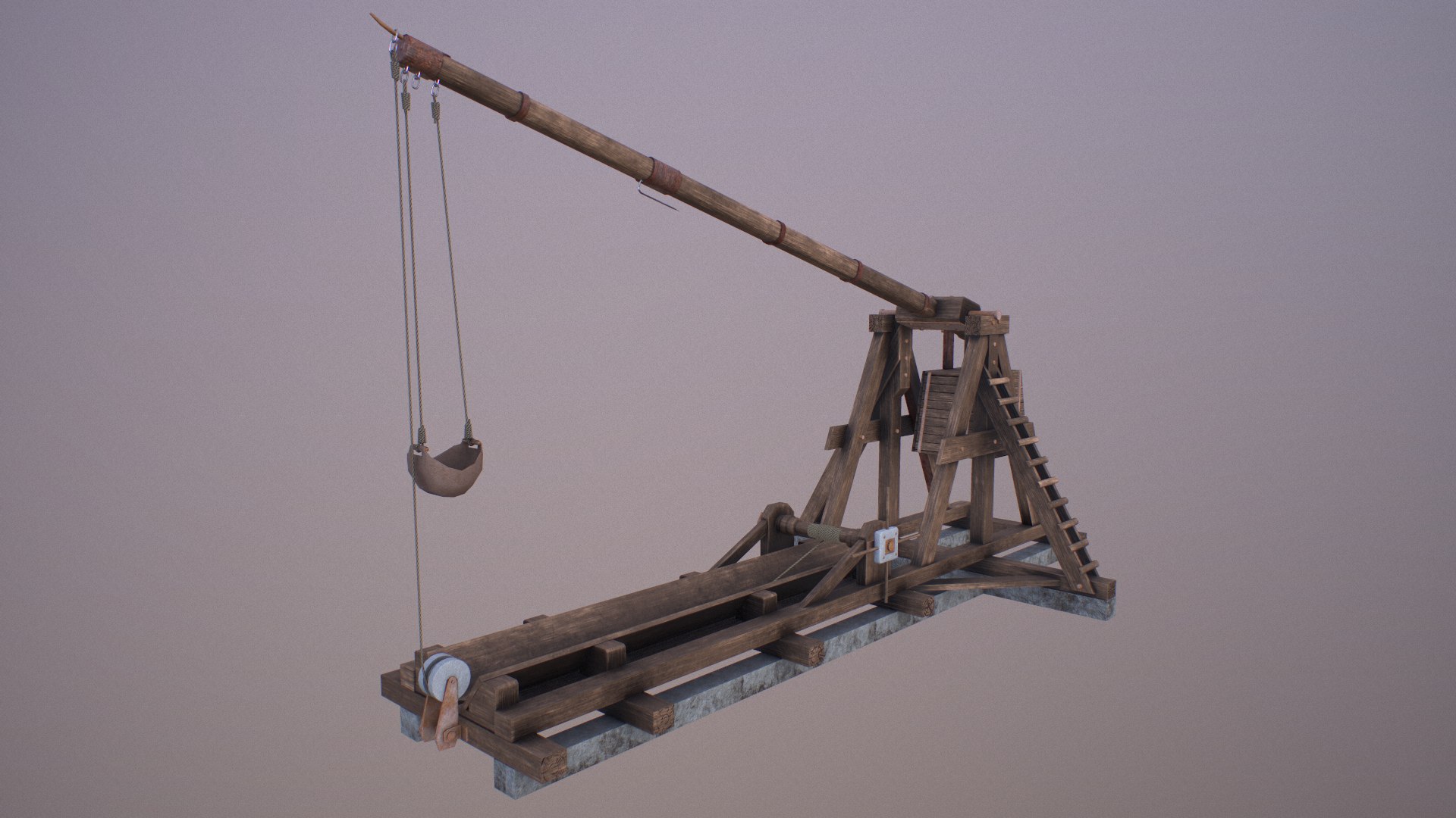 3D Trebuchet Model - TurboSquid 1841882