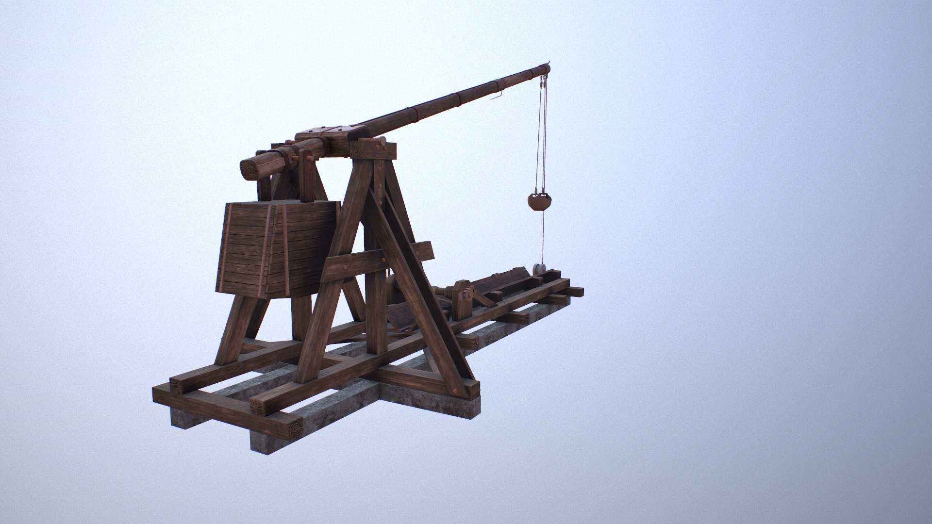3D Trebuchet Model - TurboSquid 1841882