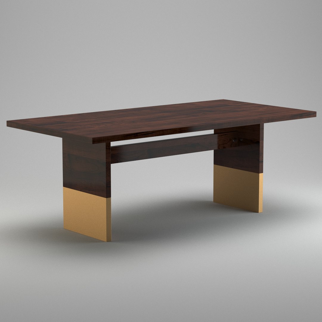 Nota Bene Table 3D Model - TurboSquid 1501413