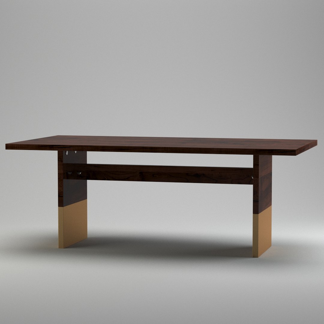 Nota Bene Table 3D Model - TurboSquid 1501413