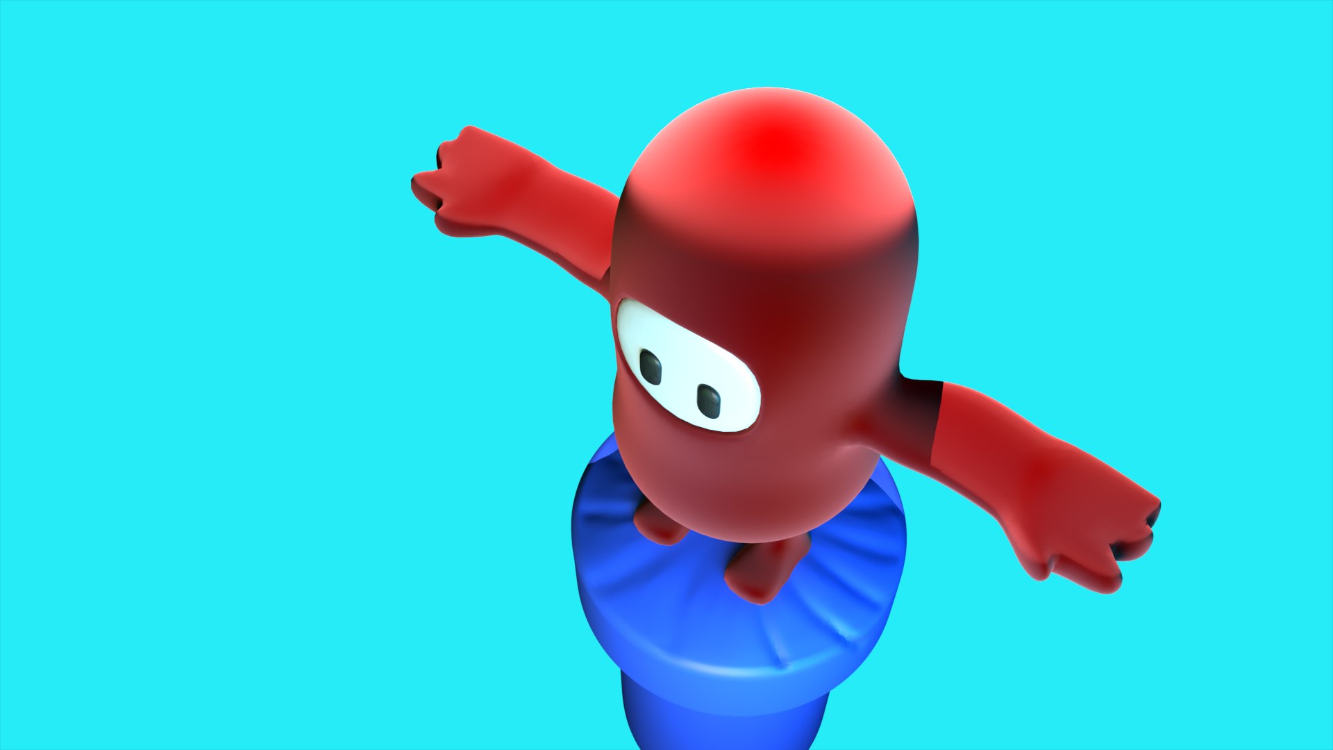 3D Fall Guys - TurboSquid 1846549