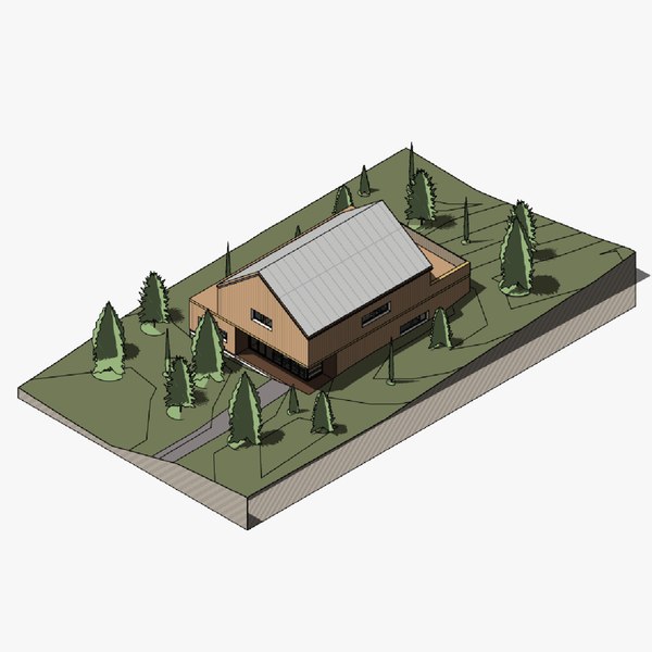 Barn house 2 - Revit 3D model 3D - TurboSquid 2017794