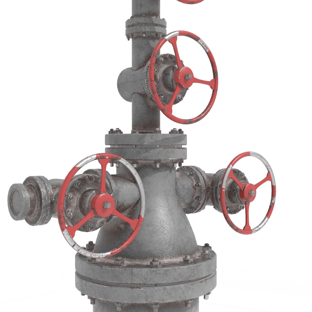 Oilfield Wellhead 3D Model - TurboSquid 1454078
