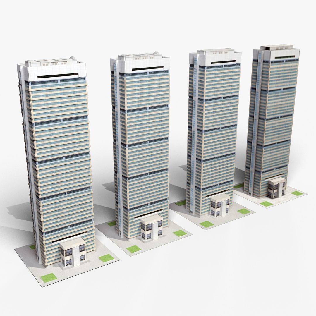 3d Model Skyscrper