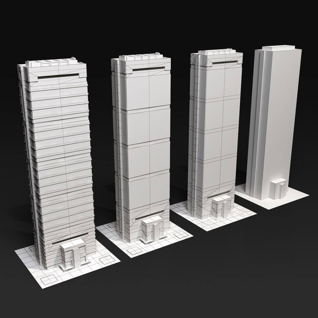 3d Model Skyscrper