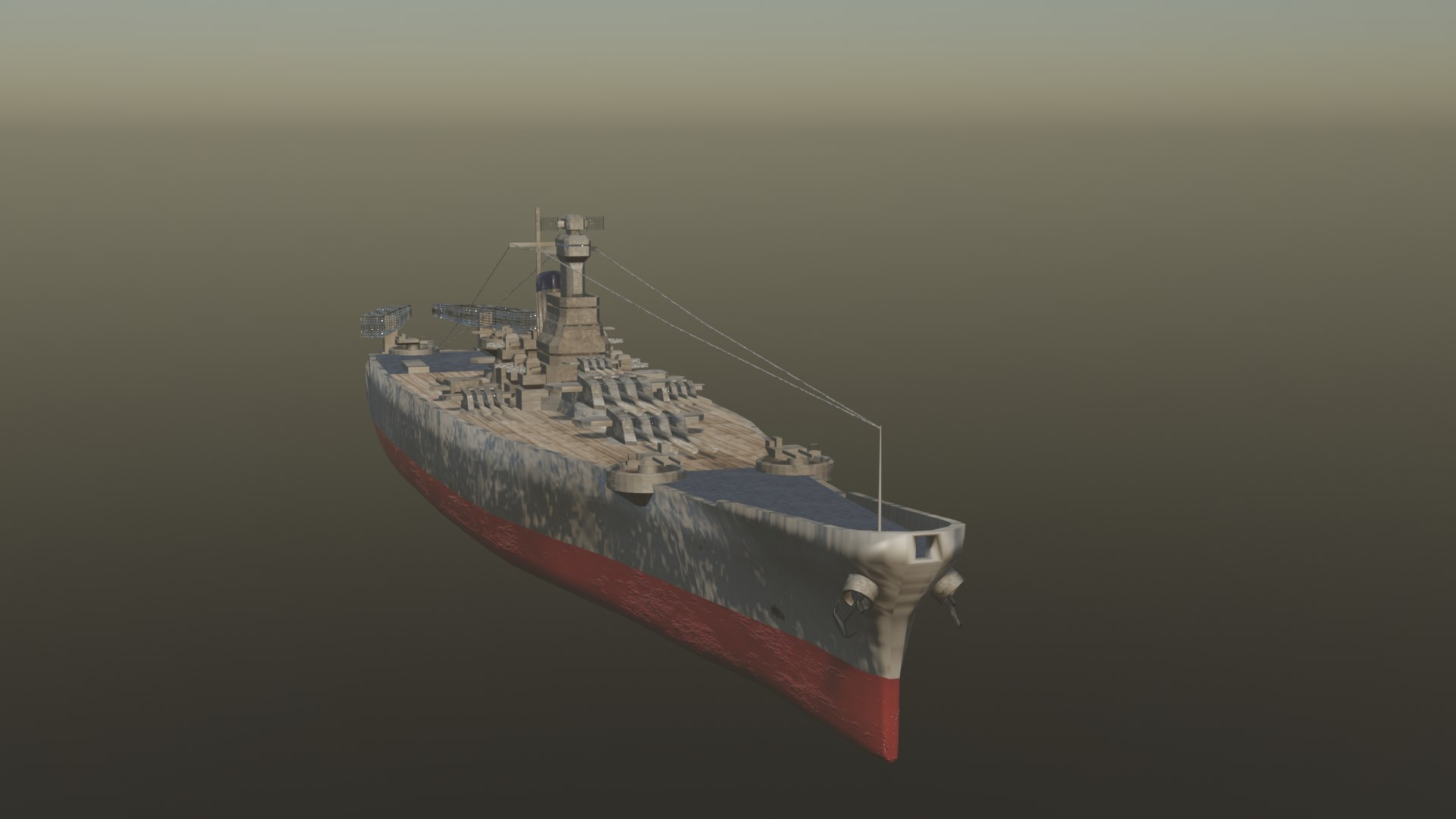 3D Model Warship Ww2 - TurboSquid 2186287