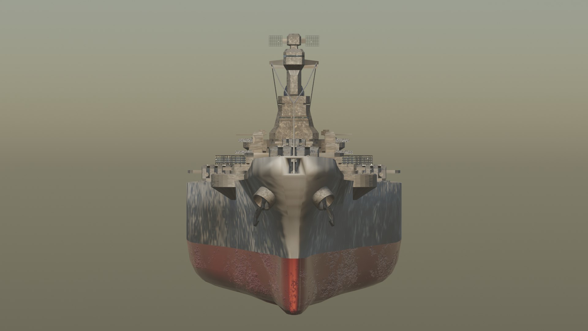 3D Model Warship Ww2 - TurboSquid 2186287