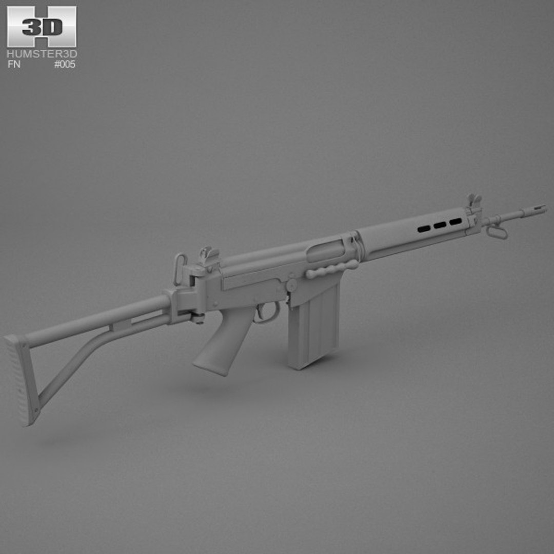 3d Fn Fal 50 Model