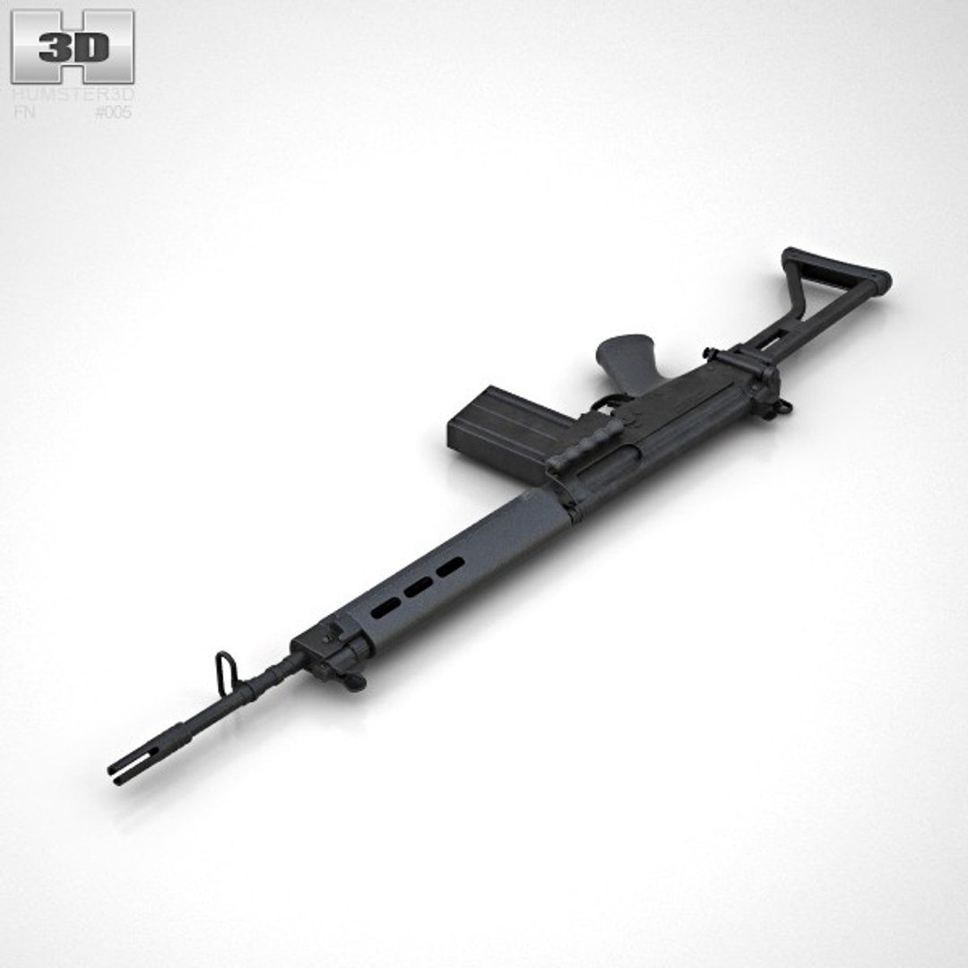 3d Fn Fal 50 Model