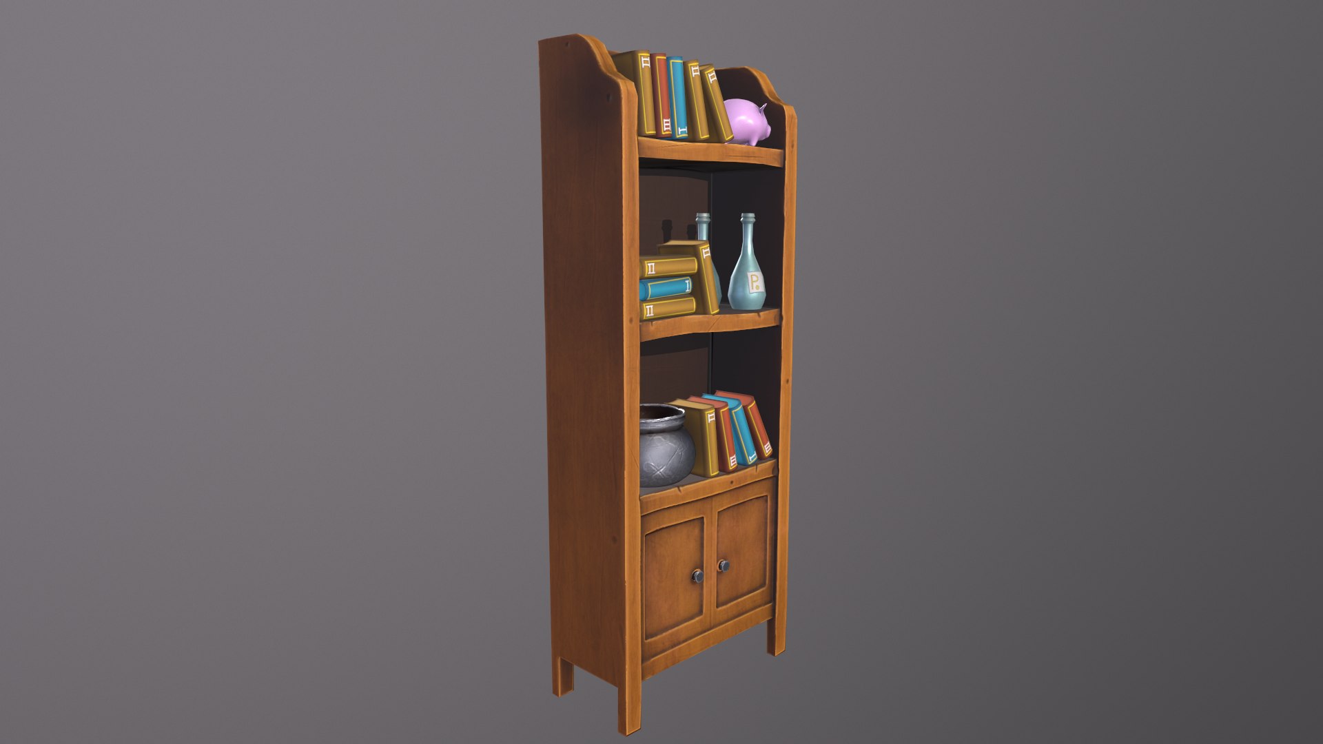 Stylized Cupboard Model - TurboSquid 1975434