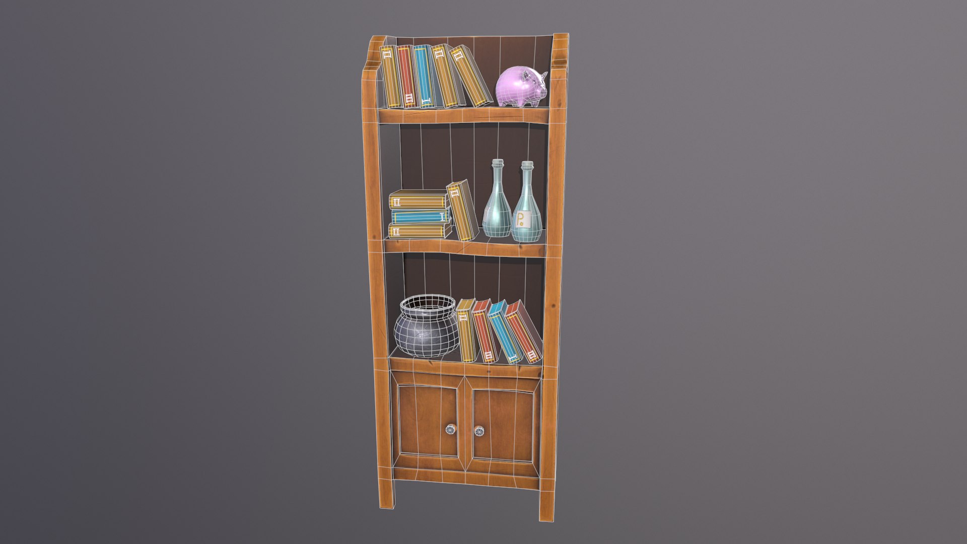 Stylized Cupboard Model - TurboSquid 1975434