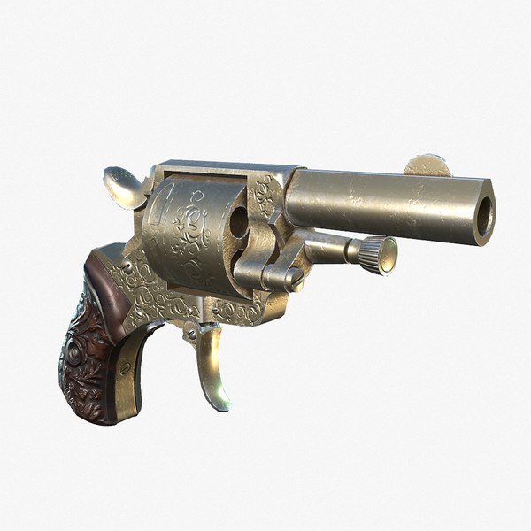 modelo 3d Bulldog Revolver - TurboSquid 1946338