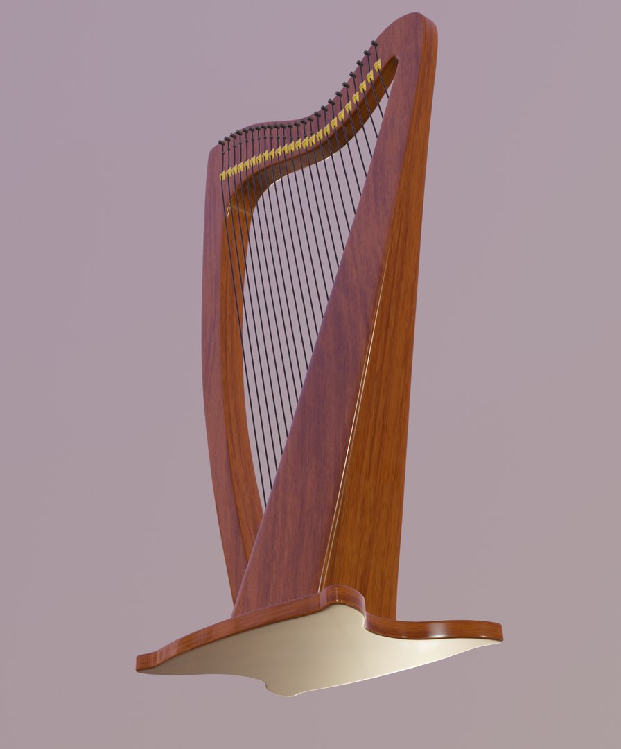 Harp 3D Model - TurboSquid 1479887