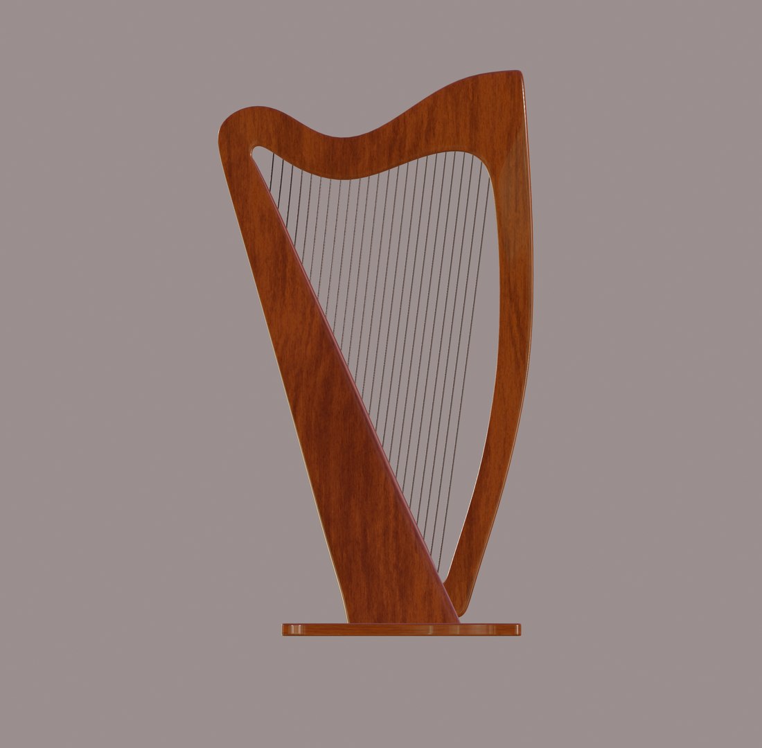 Harp 3D Model - TurboSquid 1479887