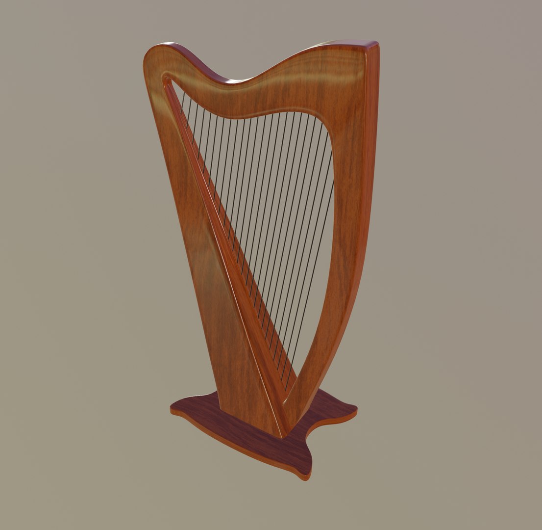 Harp 3D Model - TurboSquid 1479887