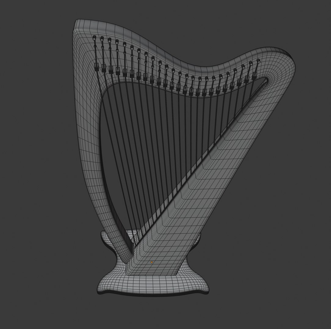 Harp 3D Model - TurboSquid 1479887