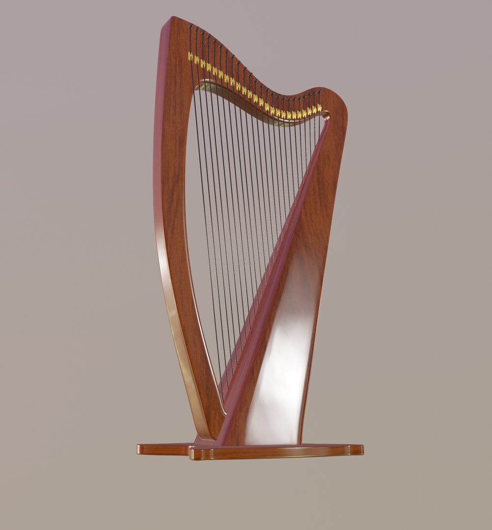 Harp 3D Model - TurboSquid 1479887