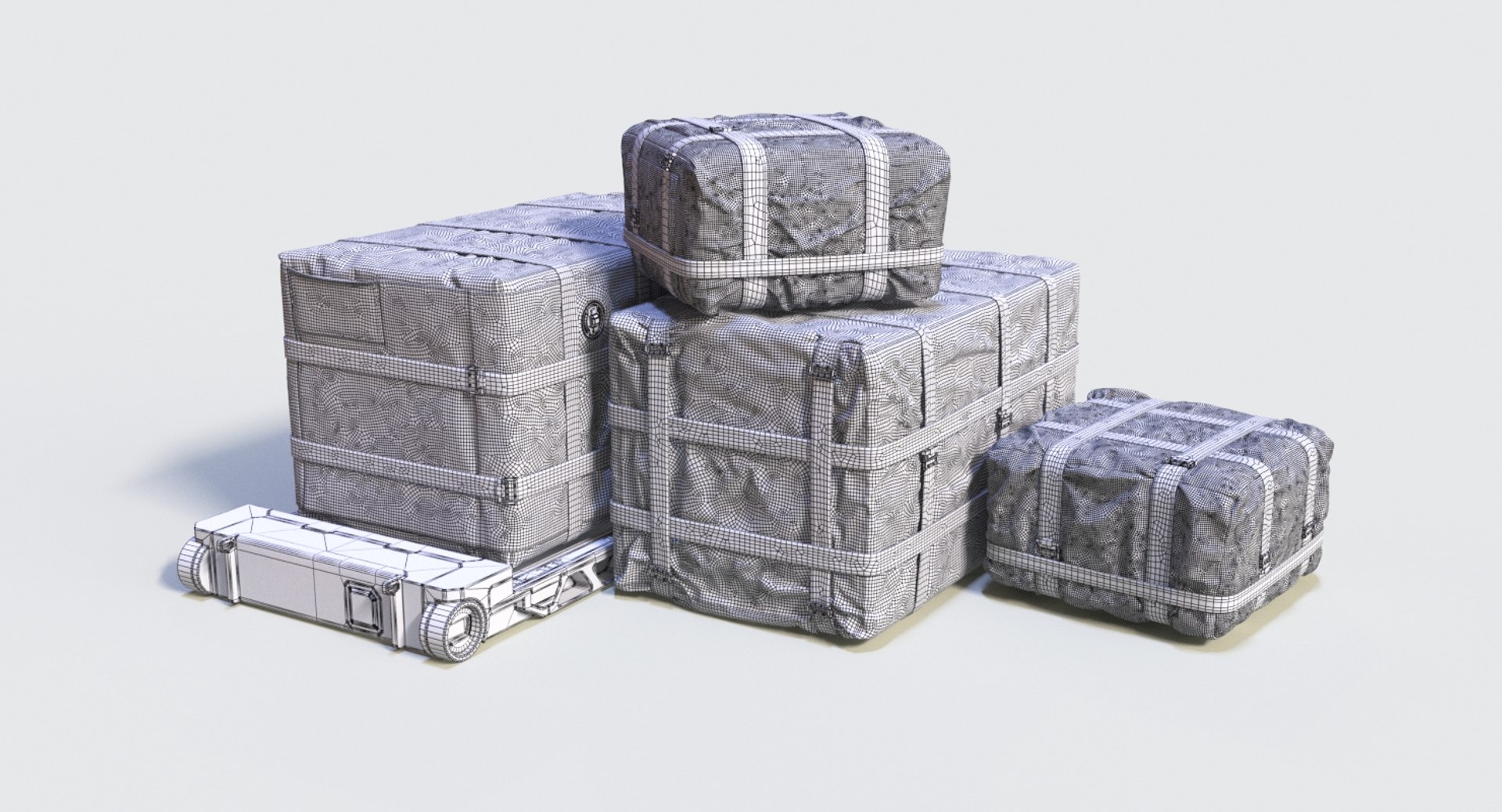 3D Cargo Box Pallet Model - TurboSquid 1342653