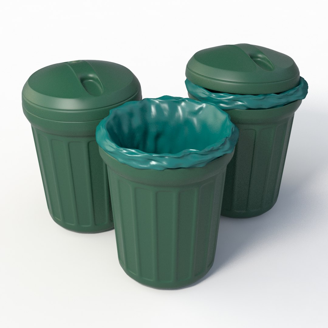 3d Plastic Dustbin