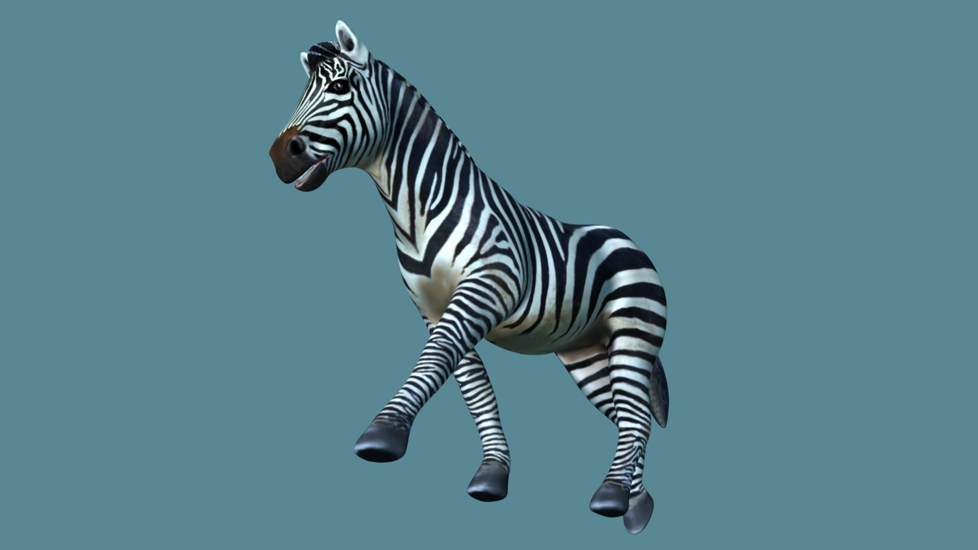 Zebra Model - TurboSquid 2211170