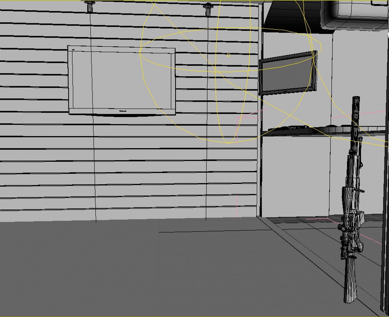 3d Model Of Gun Range