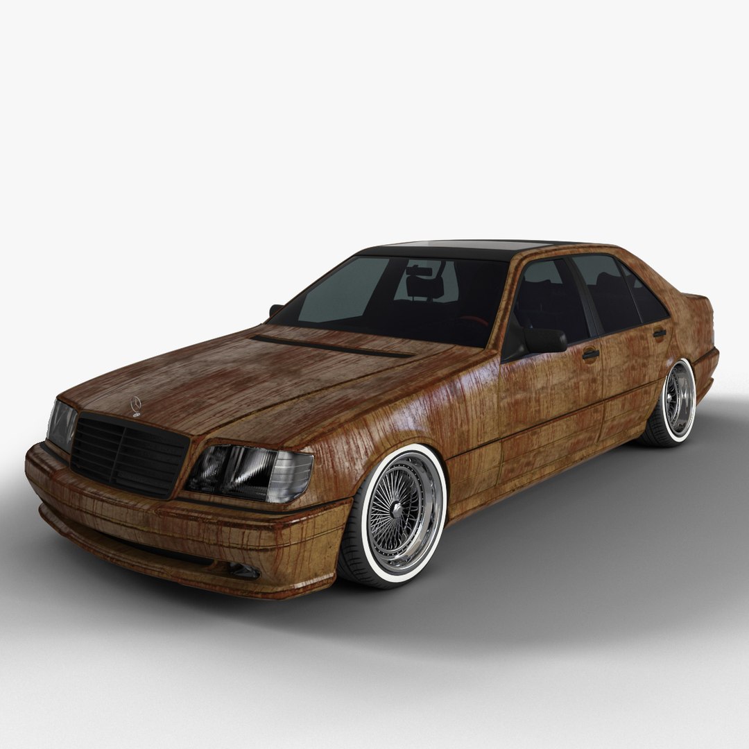 Mercedes Benz W 140 3d Model