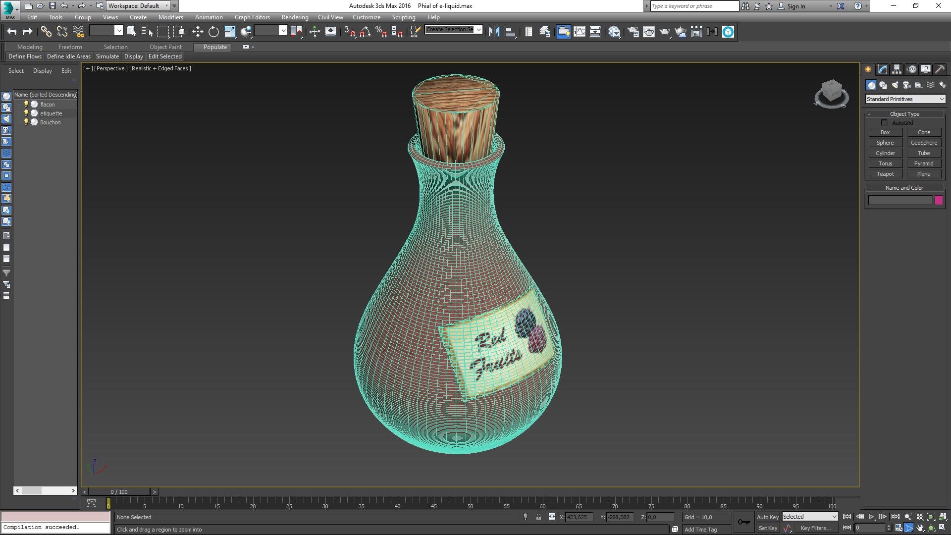 3D Phial Of E-liquid - TurboSquid 2331478