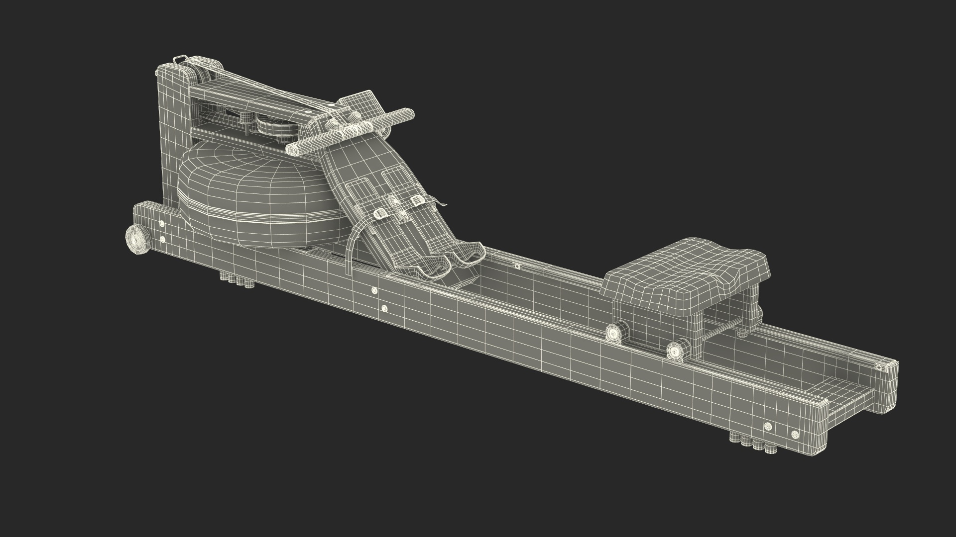 Indoor Exercise Rower Machine 3D - TurboSquid 2070802