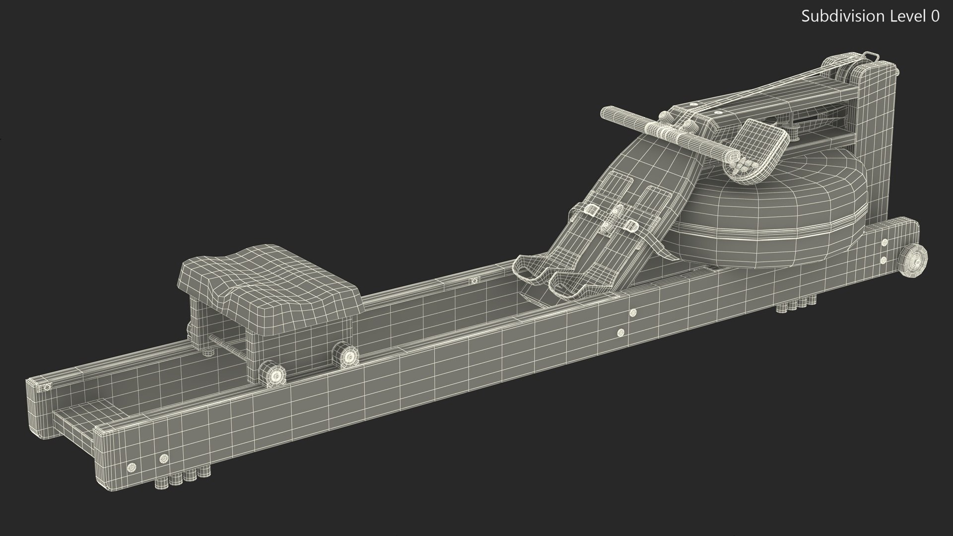 Indoor Exercise Rower Machine 3D - TurboSquid 2070802