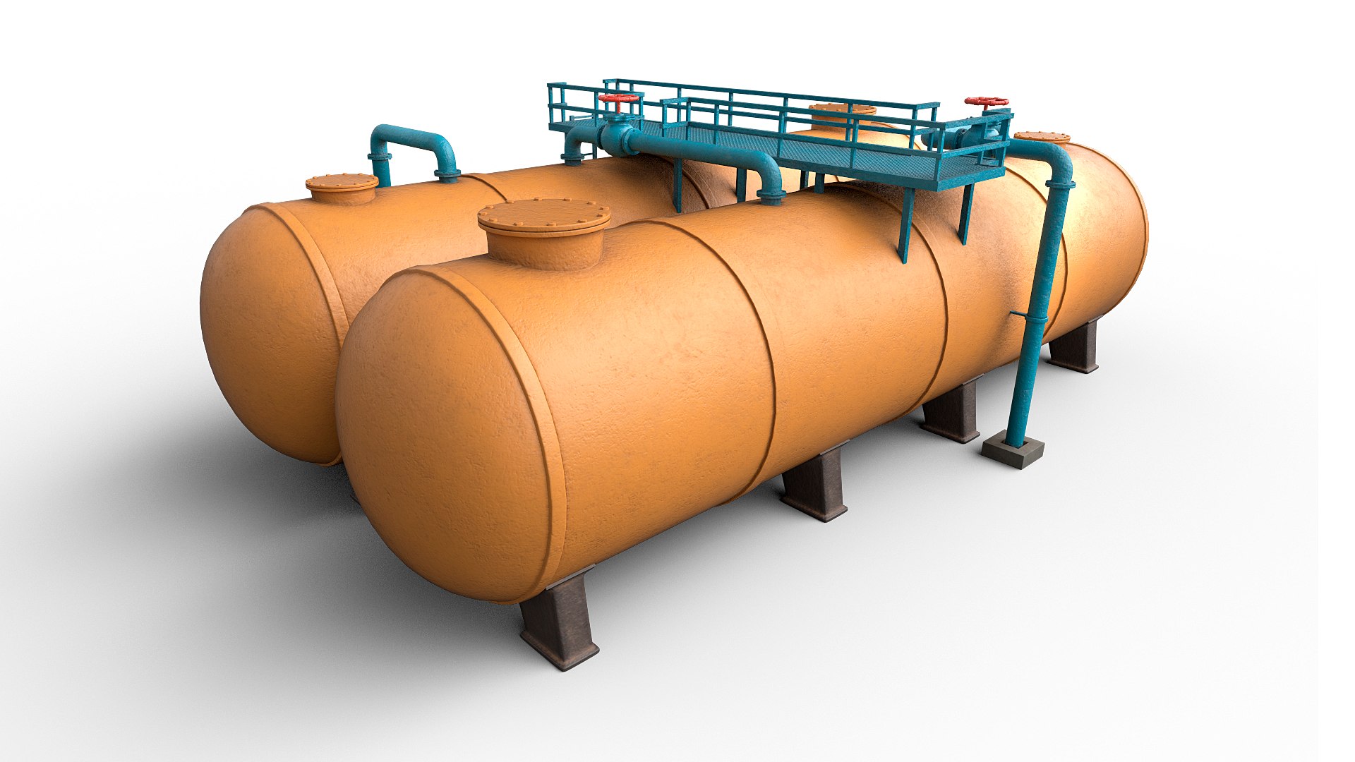 3D Industrial tank V3 model - TurboSquid 1881370