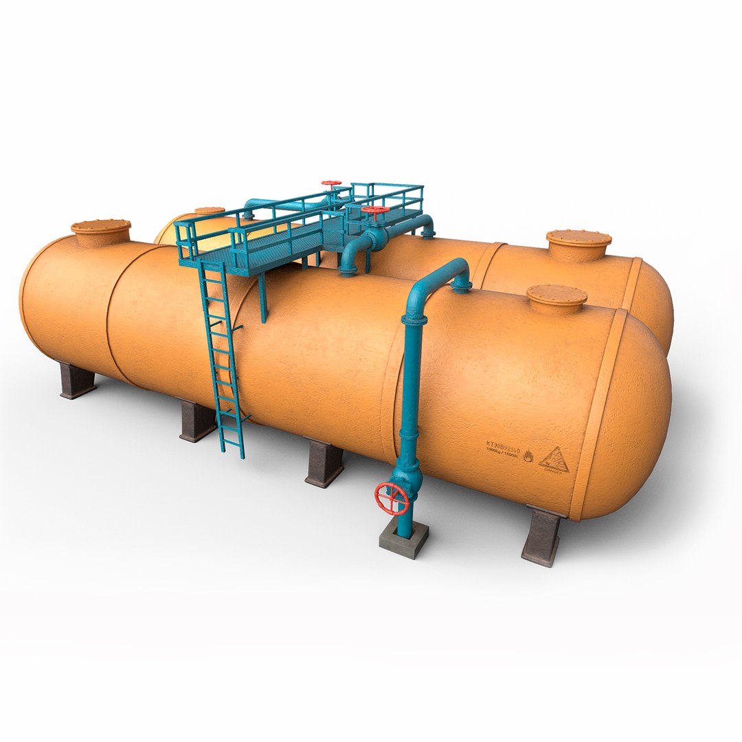 3D Industrial tank V3 model - TurboSquid 1881370