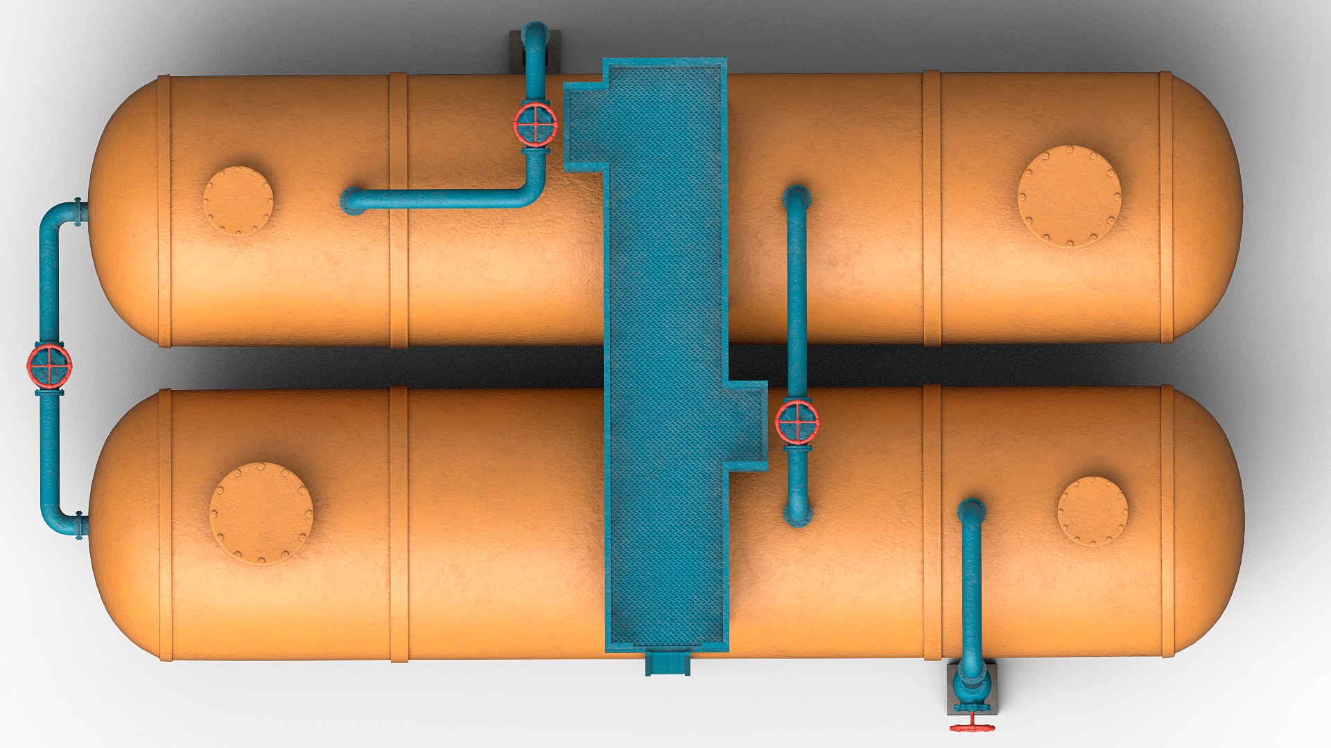 3D Industrial tank V3 model - TurboSquid 1881370