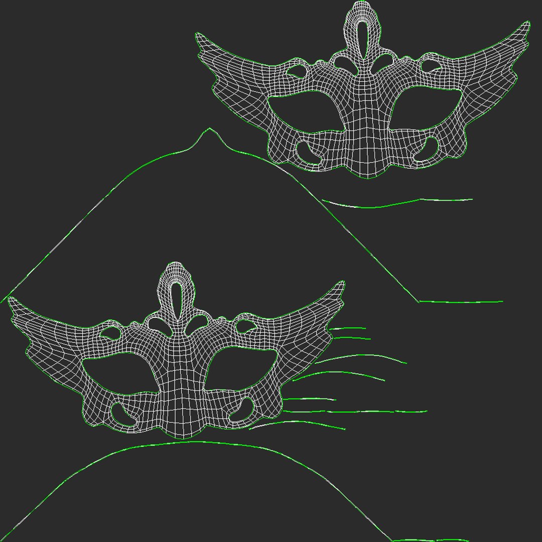 3D Carnival Mask model - TurboSquid 1934497