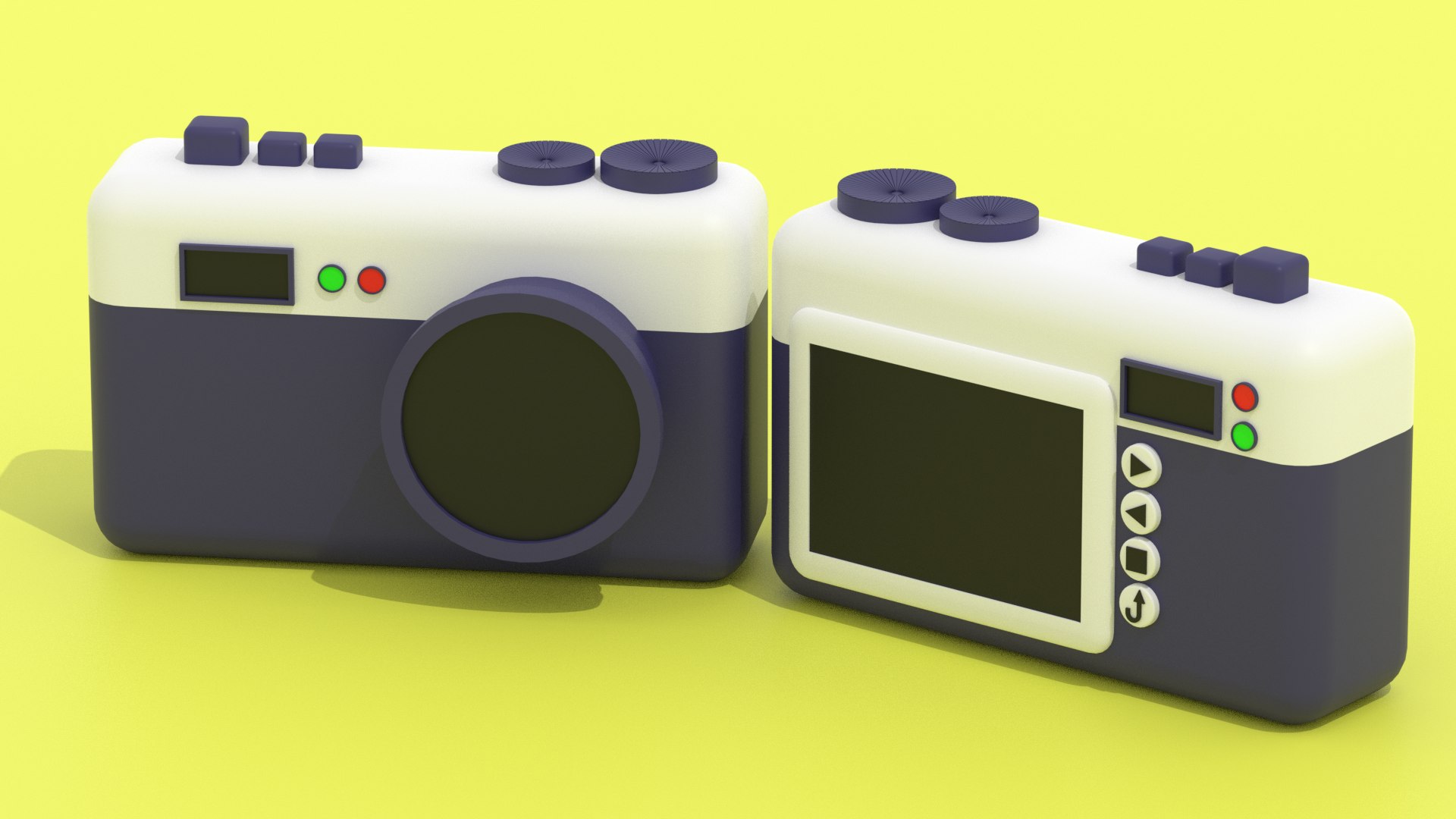 Cartoon Lovely Camera 3D Model - TurboSquid 2030834