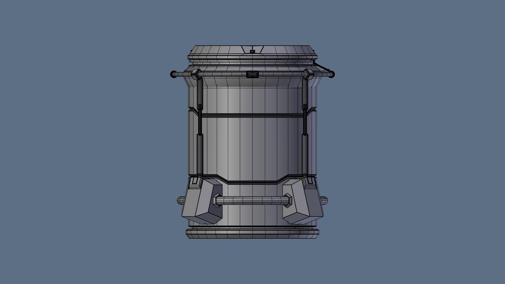 Sci Fi Barrel 3D - TurboSquid 1353666