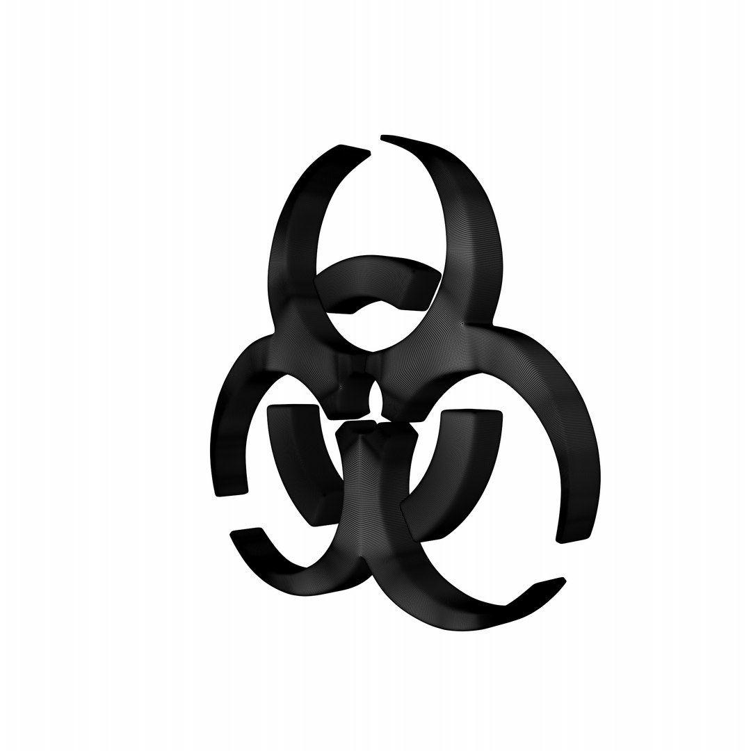 Biohazard Symbol Bronz 3D Model - TurboSquid 2305999