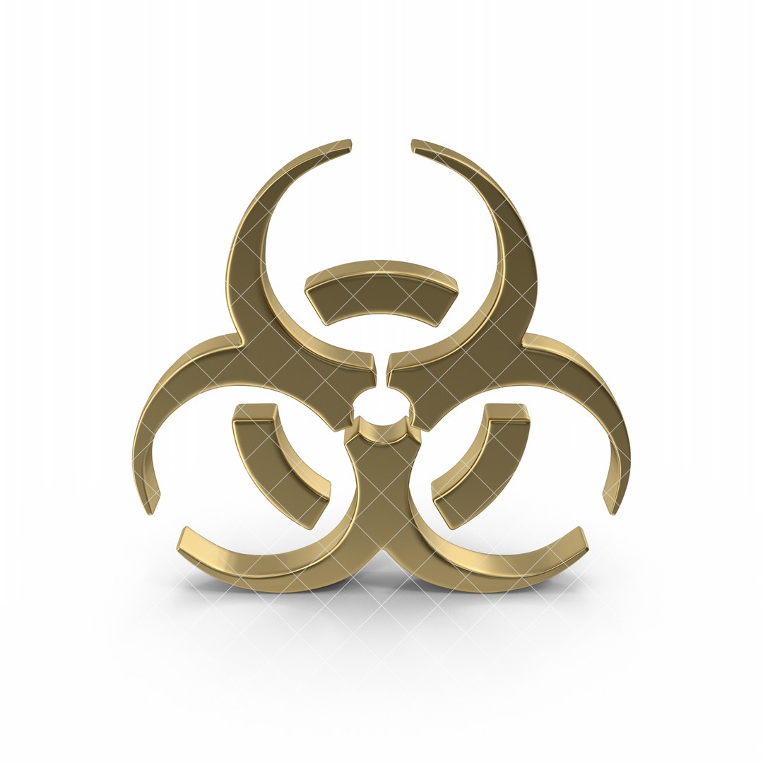 Biohazard Symbol Bronz 3D Model - TurboSquid 2305999