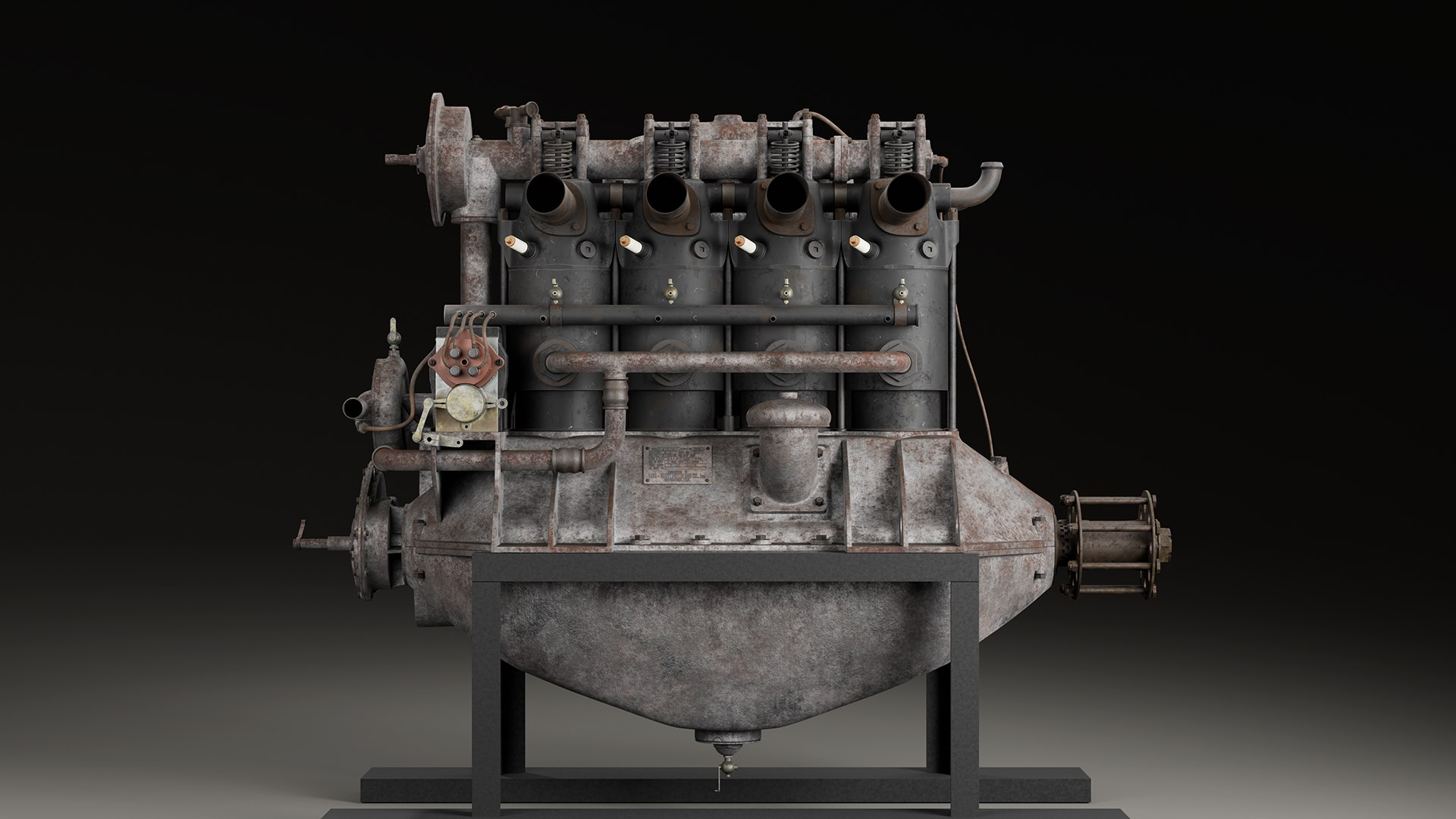 3D Model Hall-Scott A7a Engine - TurboSquid 2345707