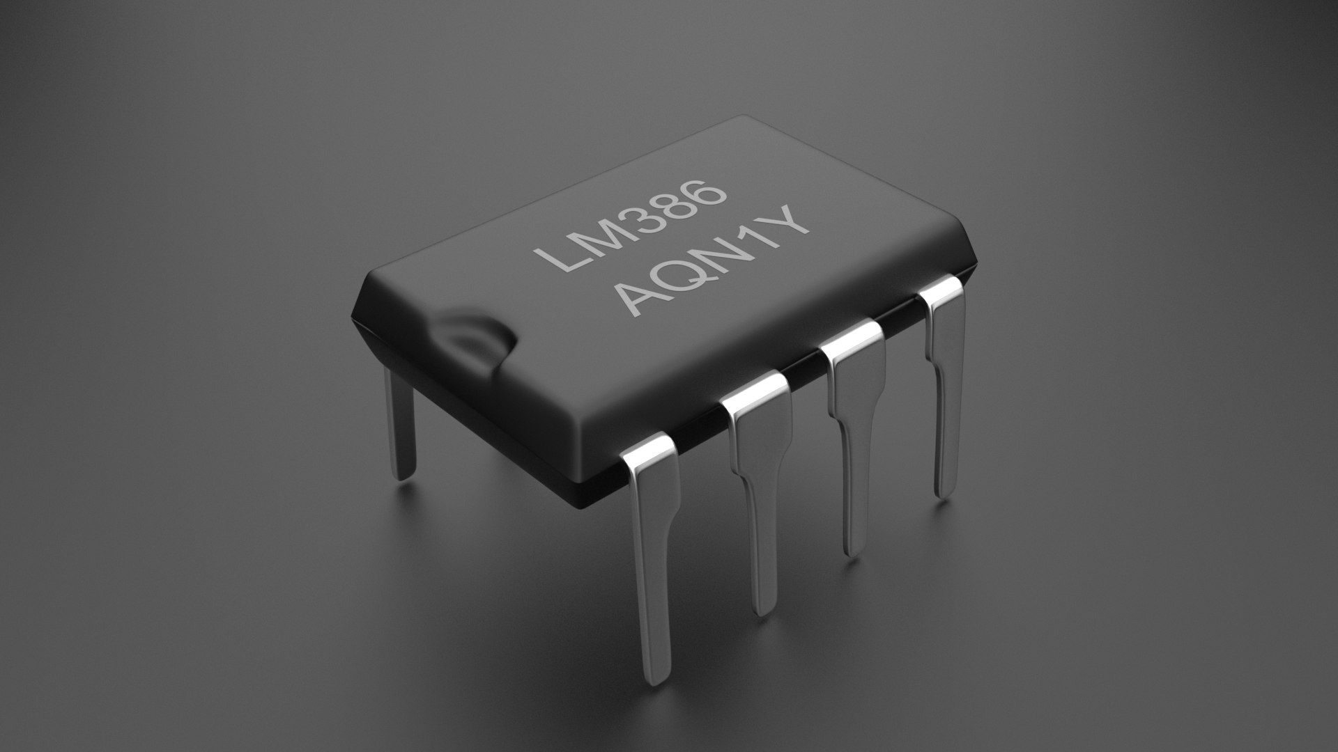 3D Model IC-LM386 - TurboSquid 2268443