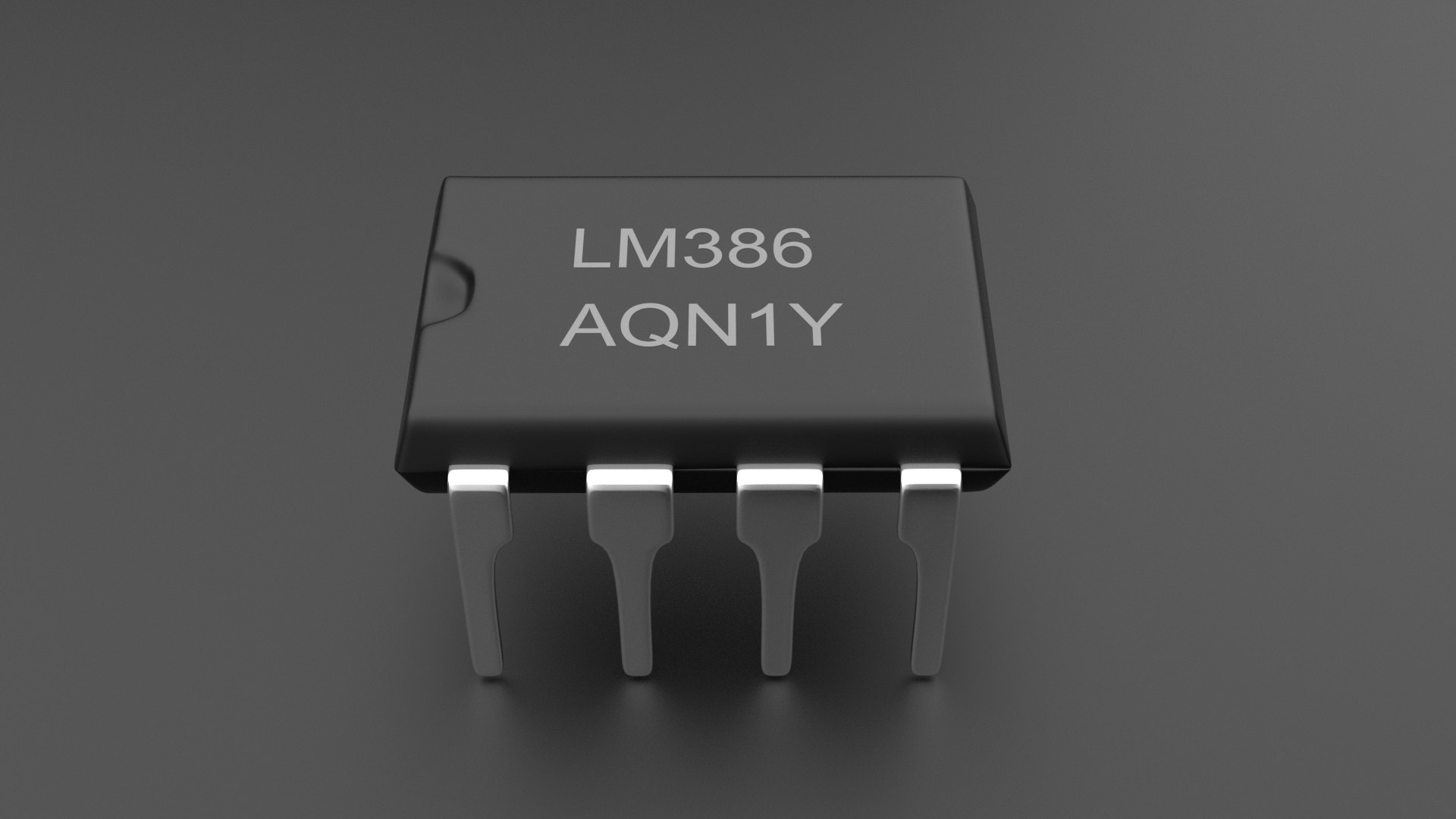 3D Model IC-LM386 - TurboSquid 2268443