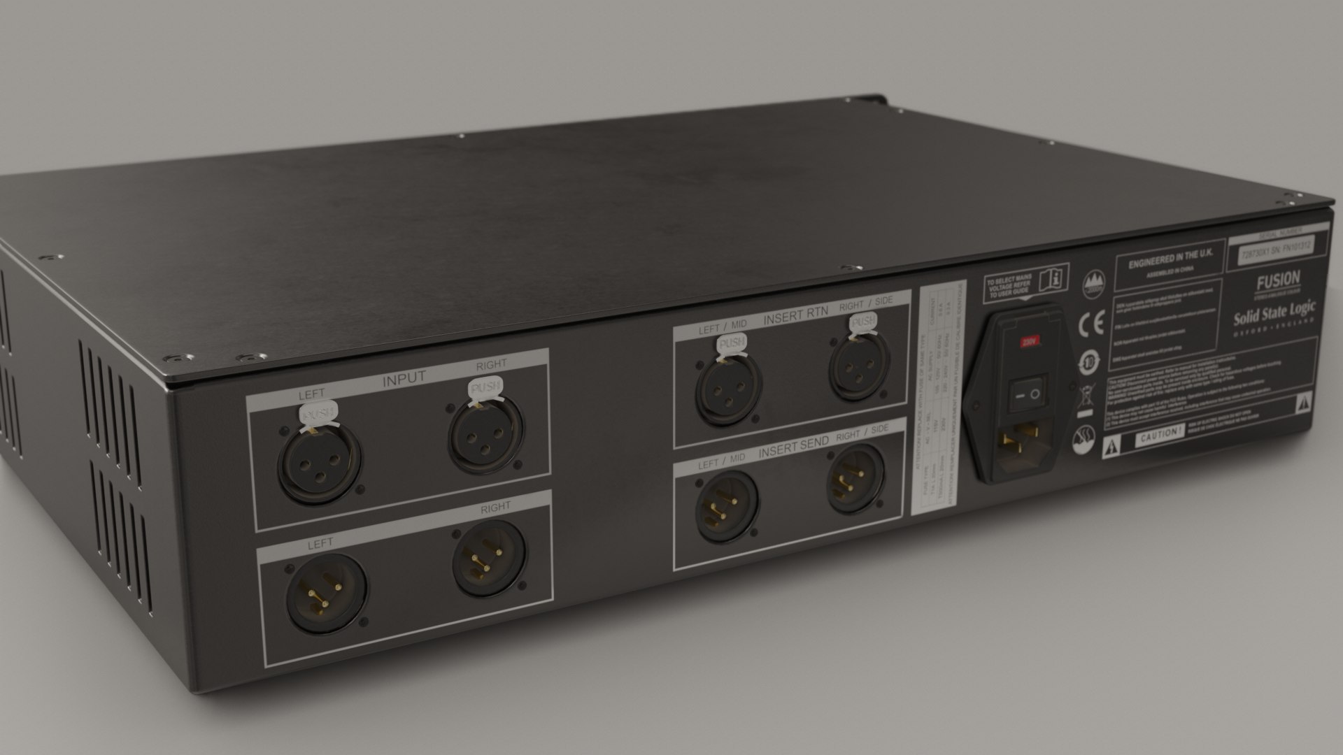 SSL FUSION 3D Model - TurboSquid 2084393