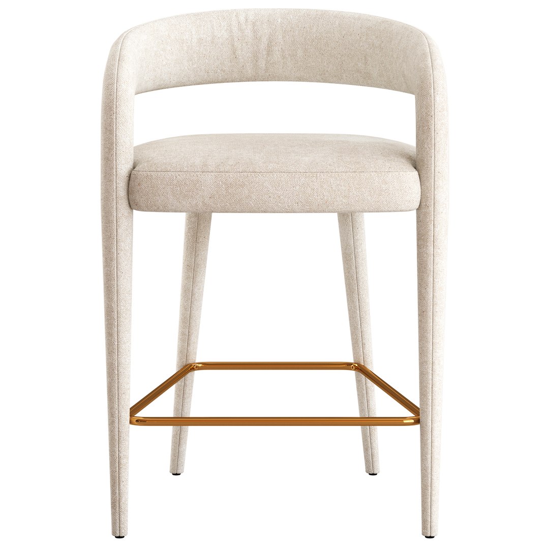 3D CB2 Lisette Counter Stool - TurboSquid 2163816