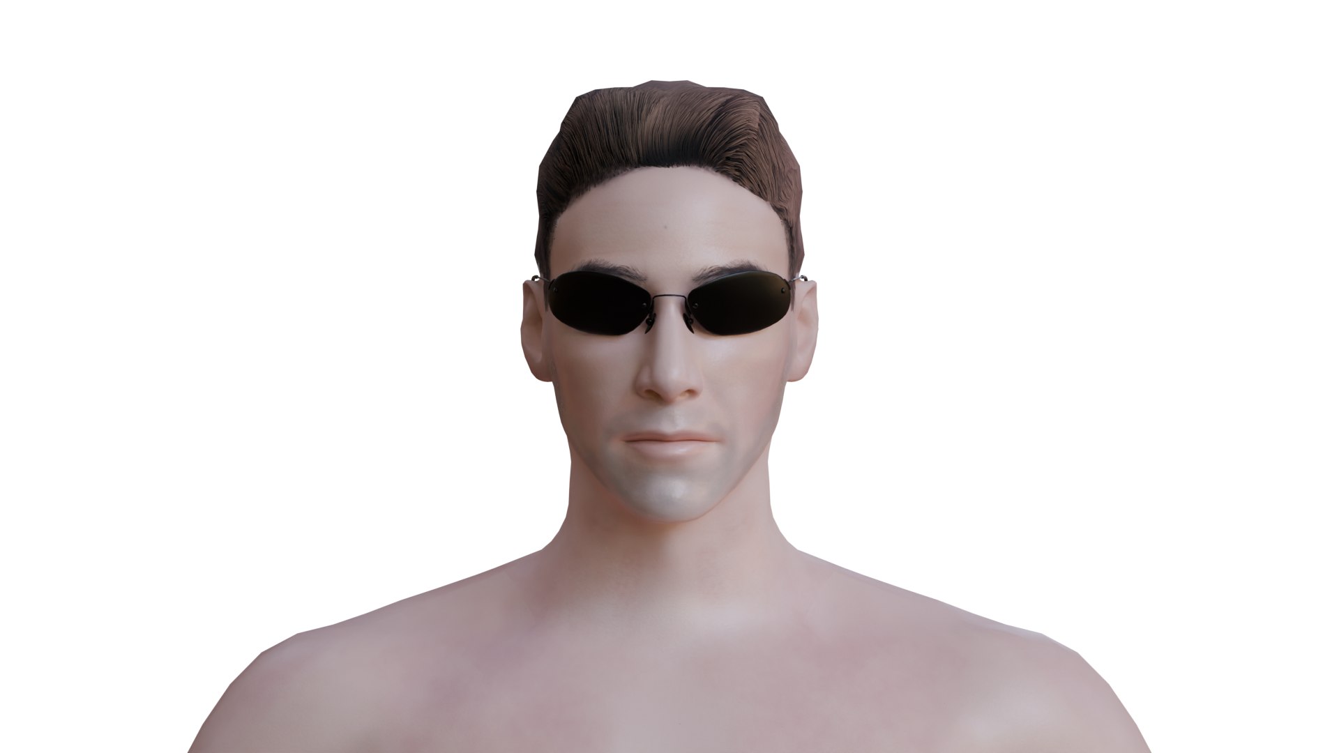 3D Neo Matrix Haircard Pbr - TurboSquid 2220312