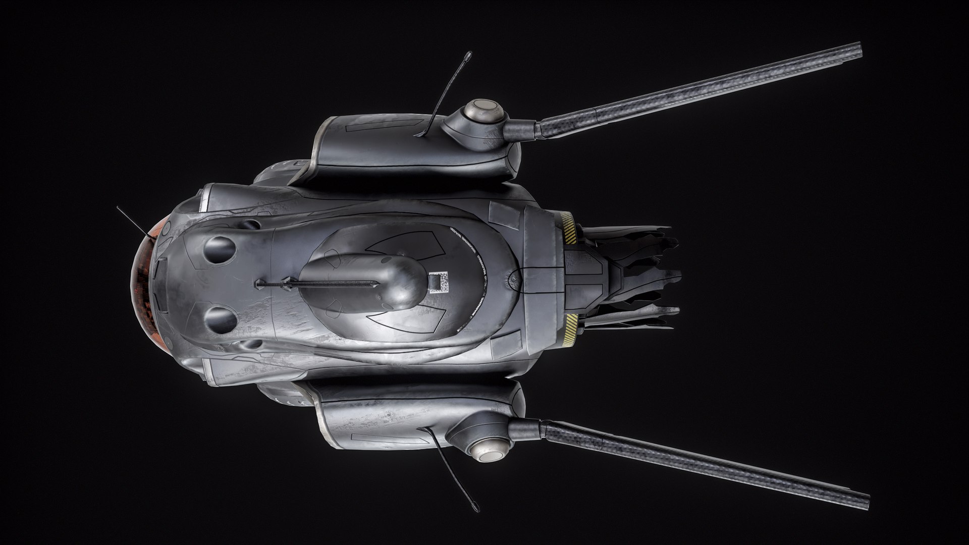 3D Sci-Fi Flying Drone PBR Model - TurboSquid 2143862