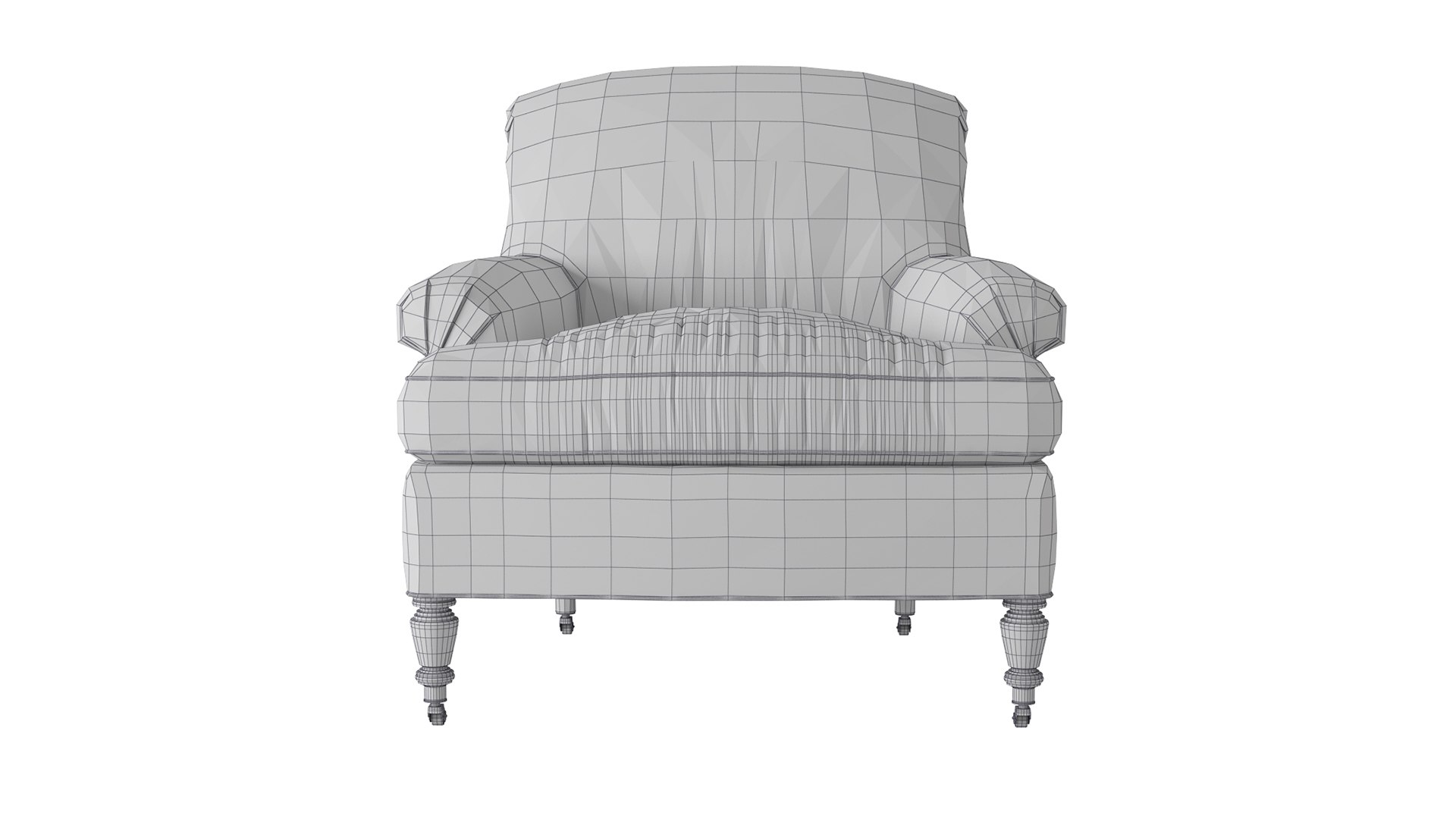 3D Hollywood At Home Peter Dunham MC Armchair Model - TurboSquid 2205487